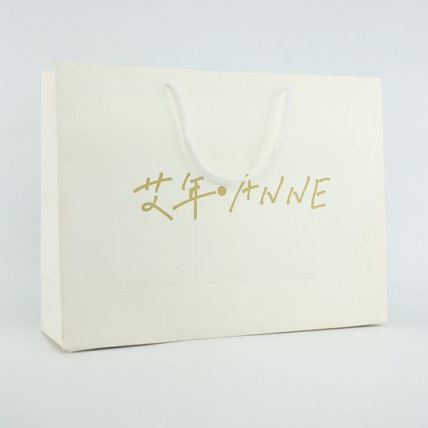 Quality Boutique Carrier Custom Logo Paper Bag Shopping Packaging Foldable Reusable for sale