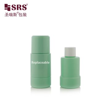 Quality 50ml 75ml PP PCR Recycled Replaceable Double Wall Roller Roll Deodorant Bottle for sale