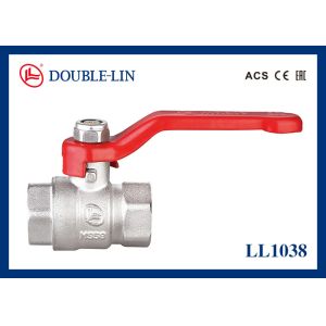Quality Iron Lever Handle Female X Female 25 Bar 4" Brass Ball Valves for sale