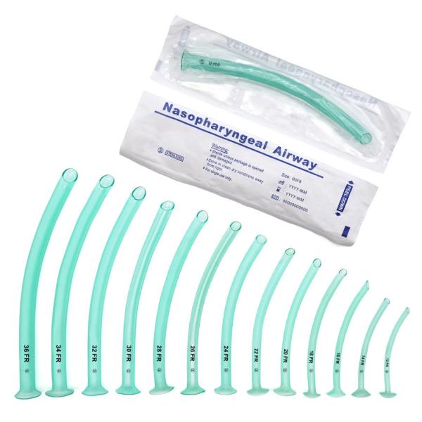 Quality Medical Disposable PVC Nasopharyngeal Airway Medical Grade Free Sample for sale