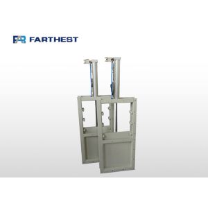 Quality Customized Pneumatic Sliding Gate Design For Poultry Feed Mill Equipment for sale