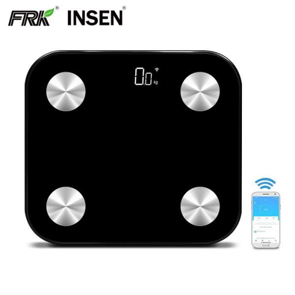 Quality 6mm Tempered Glass Platform 396LB WiFi Bathroom Scales for sale