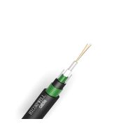 Quality Uni - Tube Outdoor Glass Fiber Optic Cable GYXTW53 Double Steel Tape for sale