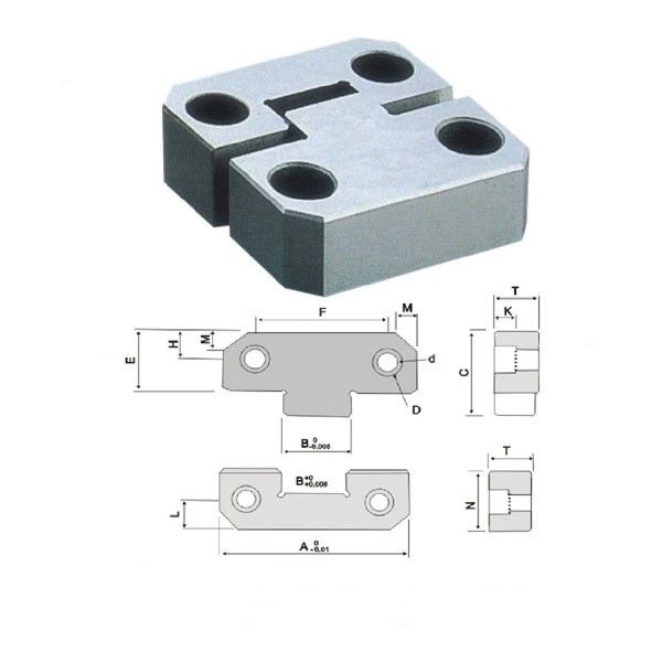 Quality 1.2210 TiCN Locating Block Square Block Set Mold Accessories for sale