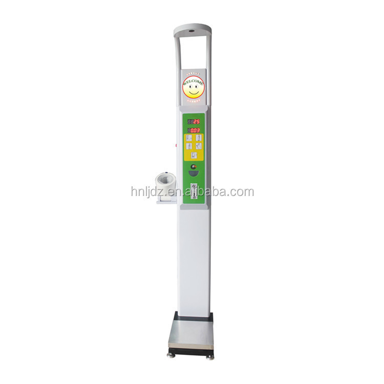 Quality Modern Electronic Coin Operated Height Weight Body Scale for Clinics Schools and for sale