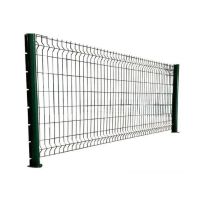 Quality Pvc Coated 3 Or 4 Curved Welded Wire Mesh Panels 1030mm Height for sale