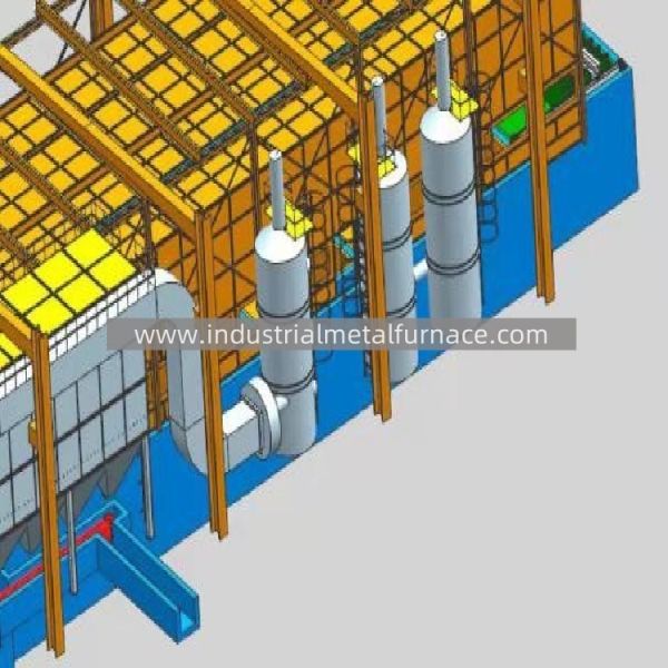 Quality 500KW Zinc Industrial Heat Treat Oven XG 08 Zinc Hot Dip Galvanizing Kettle for sale