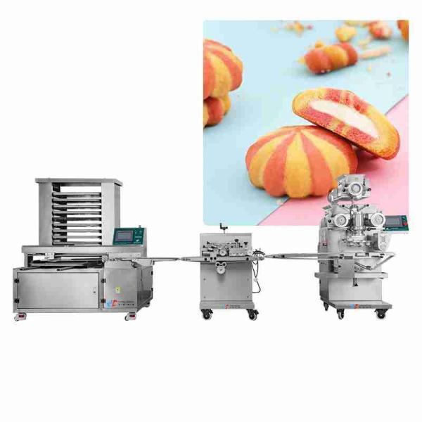Quality OEM 4.5kw Stuffed Cookie Machine Automatic Cookies Making Machine for sale