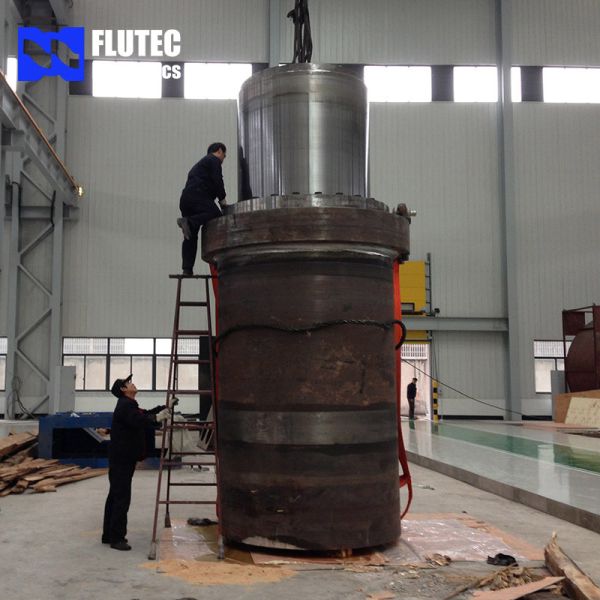 Quality Large Plunger Large Bore Hydraulic Cylinder For 2000 Ton Press Machine for sale