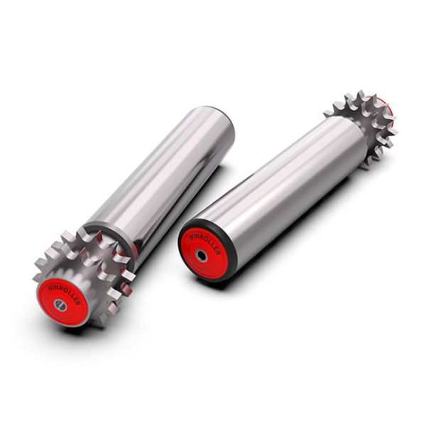 Quality High Strength Steel Conveyor Roller With Double Sprocket For Heavy Load for sale