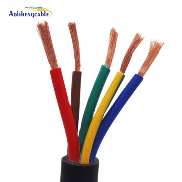 Quality RVV 2 3 4 5-Core 0.75 1.0 1.5 2.5MM Power Control Cable High Durability for sale