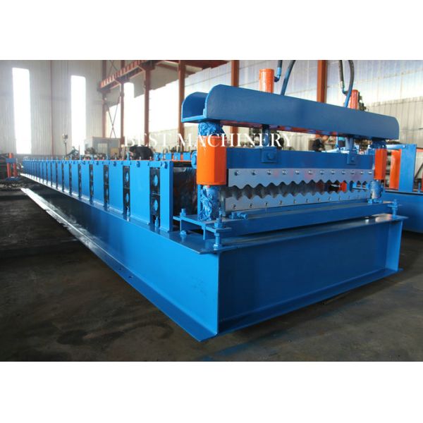 Quality Auto Standard Rib Corrugated Roofing Sheet Roll Forming Machine Electric control for sale