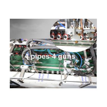 Quality Kraft Semi - Automatic Paper Bag Making Machine / Hand Bag Making Machine By The for sale