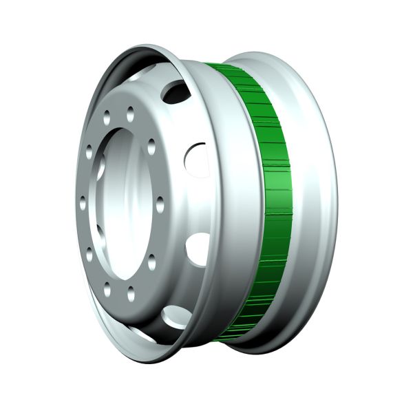 Quality Black Run Flat Tyre System With Polymer Engineering Grade Synthetic Materials for sale