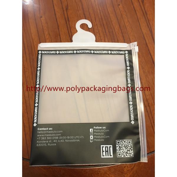 Quality Promotion Industrial Poly Bags With Hangers For Underwear , Clothes for sale