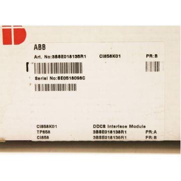 Quality CI858K01 3BSE018135R1 DriveBus Interface Communication Analog I O Module for sale