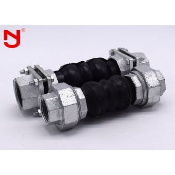 Quality Twin Sphere Rubber Flexible Joint , Flexible Bellow Expansion Joint Female for sale