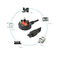 Quality AC250V 10A UK Power Cord 60227 IEC53 Female End For Laptop for sale