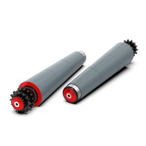 Quality Curved Tapered Conveyor Roller With Polymer Sprocket For Heavy Load Conveying for sale