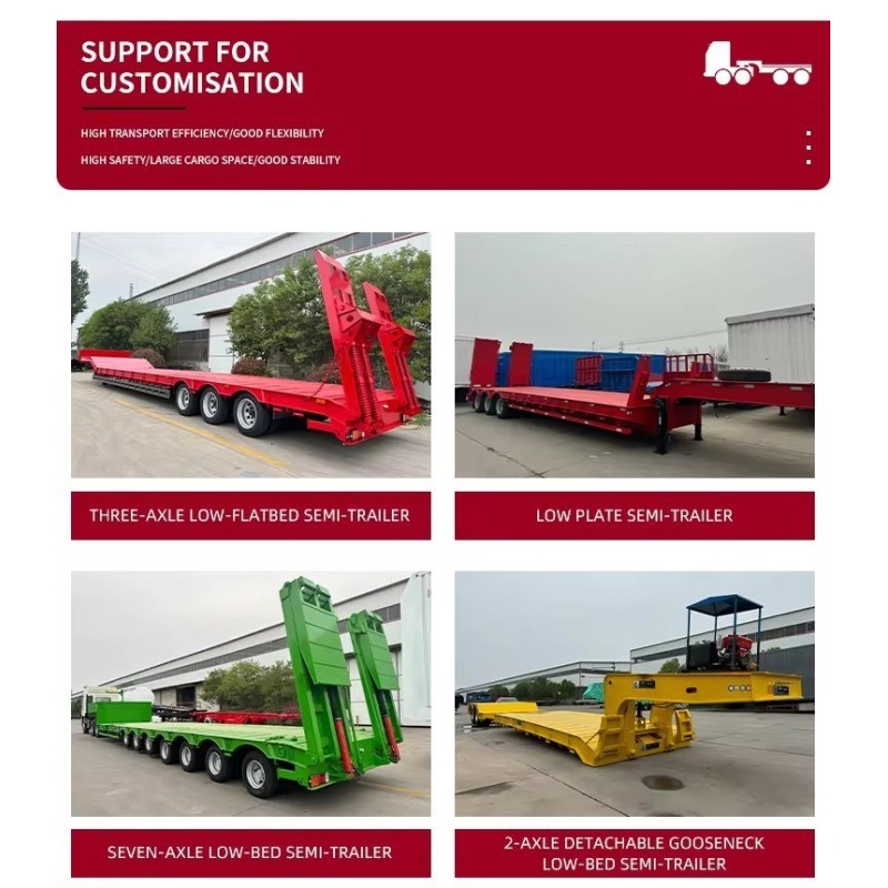 3 Axles 40FT Container Semi Trailer for Container Transportation