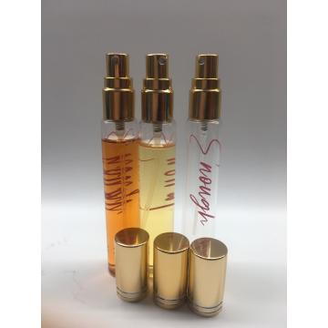 Quality 10ml 15ml Small Perfume Vials Gold Aluminum Sprayer Atomizer Cap for sale