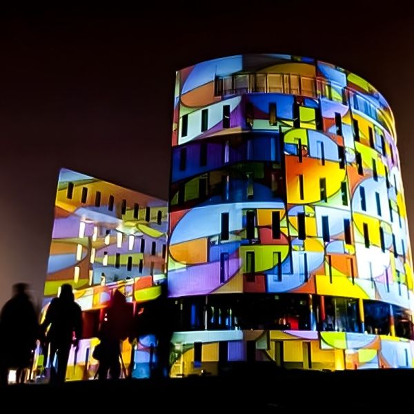 Quality Outdoor Interactive Projection Mapping 110V-250V Video Mapping Projector for sale