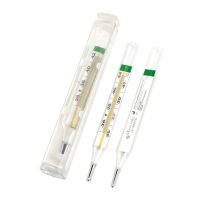 Quality Medical Red Liquid Glass Armpit Rectal Oral Thermometer with Customized OEM for sale