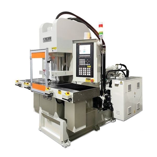 Quality 120 Ton Power Cord Vertical Injection Molding Machine With Double Slide for sale