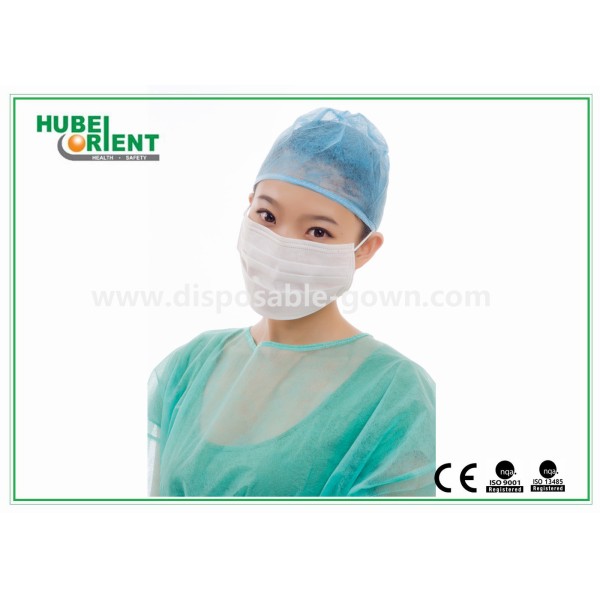 Quality Anti - Static White Disposable Face Mask with Ear Loop , Comfortable for sale