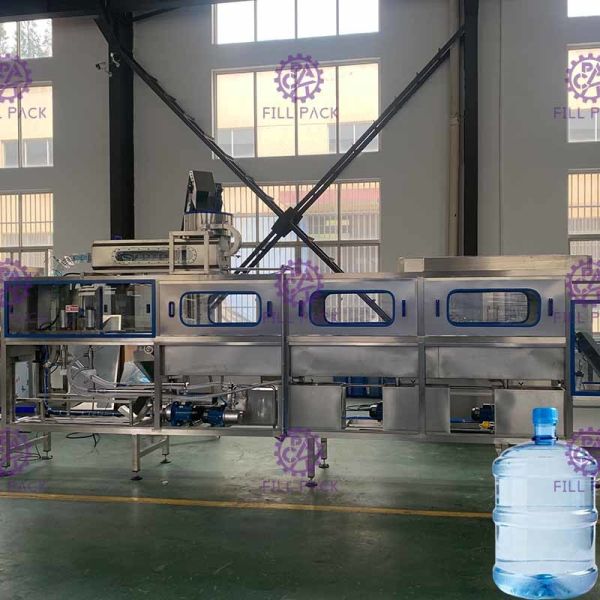 Quality Drinking Water 5 Gallon Filling Machine With Rollor Conveyor for sale