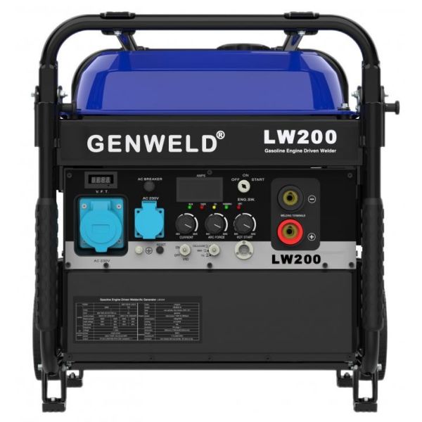 Quality Industrial Rated 250A Engine Driven Welder With AC 7.5kW Auxiliary Output Power for sale