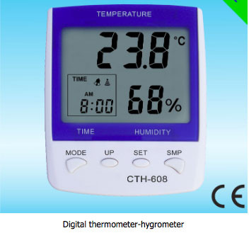 Quality 1.5V Indoor Temperature Humidity Meter for sale