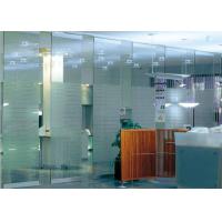 Quality Tempered Glass Partition Wall For Office Room Convenient Operability for sale