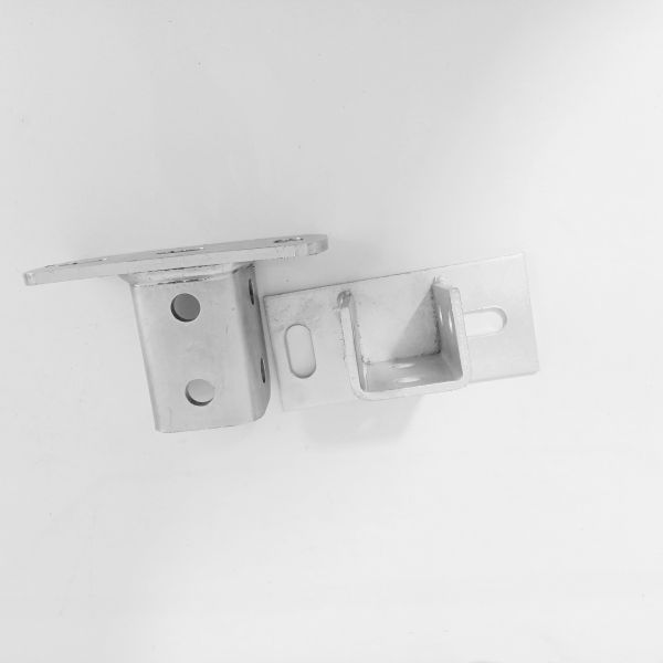 Quality Metal Building Strut Channel Fittings Two Hole Steel Splice Plate Connect Post Bases for sale