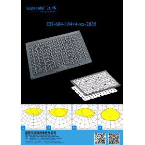 Quality PC Material 2835 Lens High Performance LED Lens For Street Lighting / Parking for sale