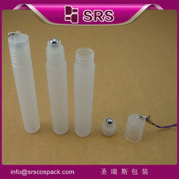 Quality Shengruisi packaging DH-8ml plastic roll on bottle with hook for sale