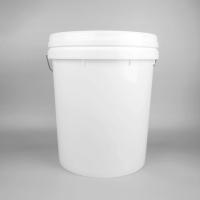 Quality White Round Empty 20 Litre Plastic Paint Bucket For Paint for sale