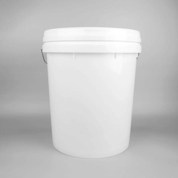 Quality White Round Empty 20 Litre Plastic Paint Bucket For Paint for sale