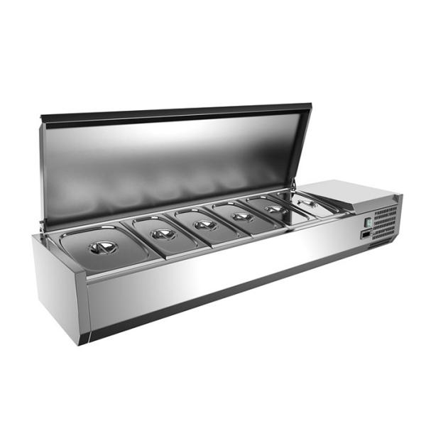 Quality 201 SS 120W Table Top Fridge Freezer For Salad for sale