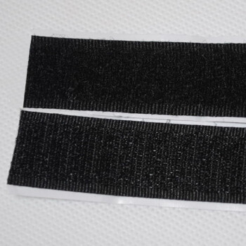 Quality Garment Accessories 25MM Black and White Hook and Loop Adhesive Magic Tape for for sale
