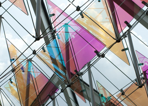 Quality Decorative Dichroic Float Glass For Lighting Design for sale