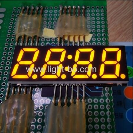 Quality Electronic 6 Digit 7 Segment Display Alphanumeric LED Display Amber 0.36 Inch for sale