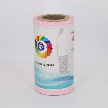 Quality 55gsm CB CFB Carbonless Copy Paper Printing Auto Copy 11in 2 Part Carbonless for sale