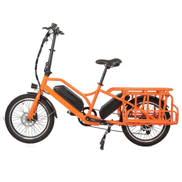 Quality Family Delivery E-cargo Two Battery Max Loading Family E Bicycle Electric Bike With Basket for sale