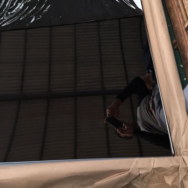 Quality Euro Standard Black Mirror Finish Stainless Steel Sheets Manufacturer In China Foshan for sale