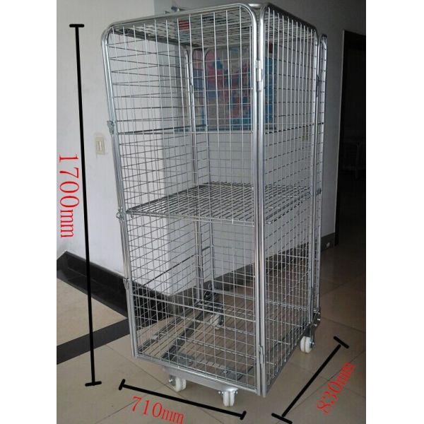 Quality 2 Layers Logistic Warehouse Trolley Cart 400Kg - 500Kg Loading Capacity for sale