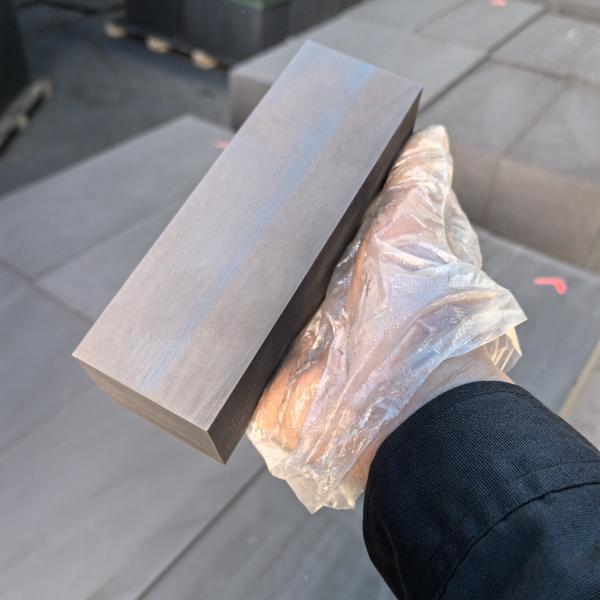 Quality 60 MPa Flexural Strength Isostatic Graphite Block For Continuous Casting for sale