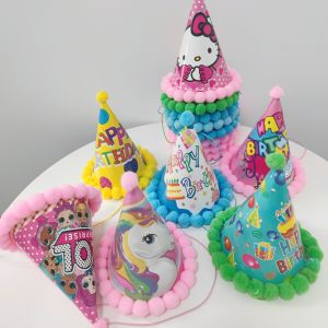 Quality Family Party Colorful Hats for Children's First Birthday Party Decoration Fall for sale