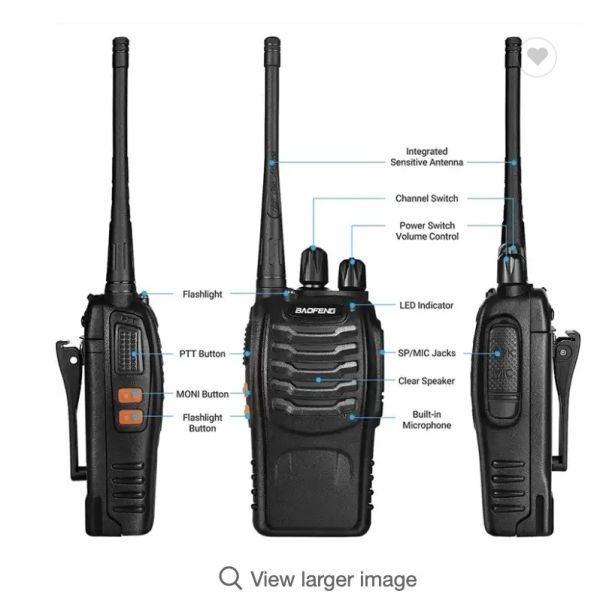 Quality BAOFENG BF-888S Single Band 400-470mhz Handheld Two Way Radio Walkie Talkie for sale
