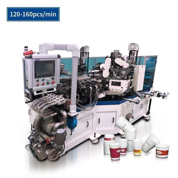 Quality High Speed Automatic Paper Cup Machine For Cold / Hot Drinking Cups for sale